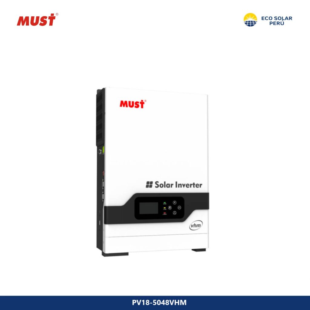 Inversor Cargador 5000W 48V MPPT 80A Must Solar (PV18-5048 VHM ...