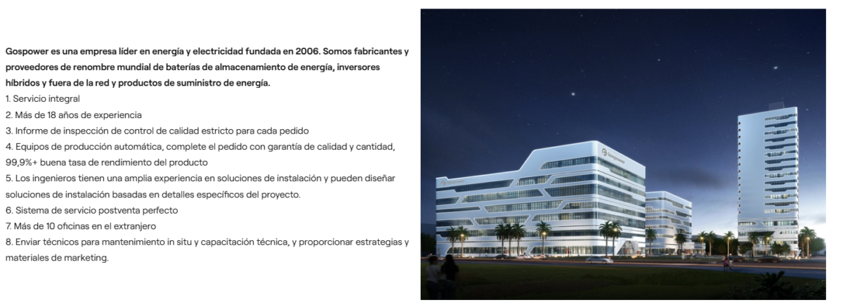 Bateria de Litio Gospower 200AH 48V 10KWH GPLB48200M - Paneles solares ...